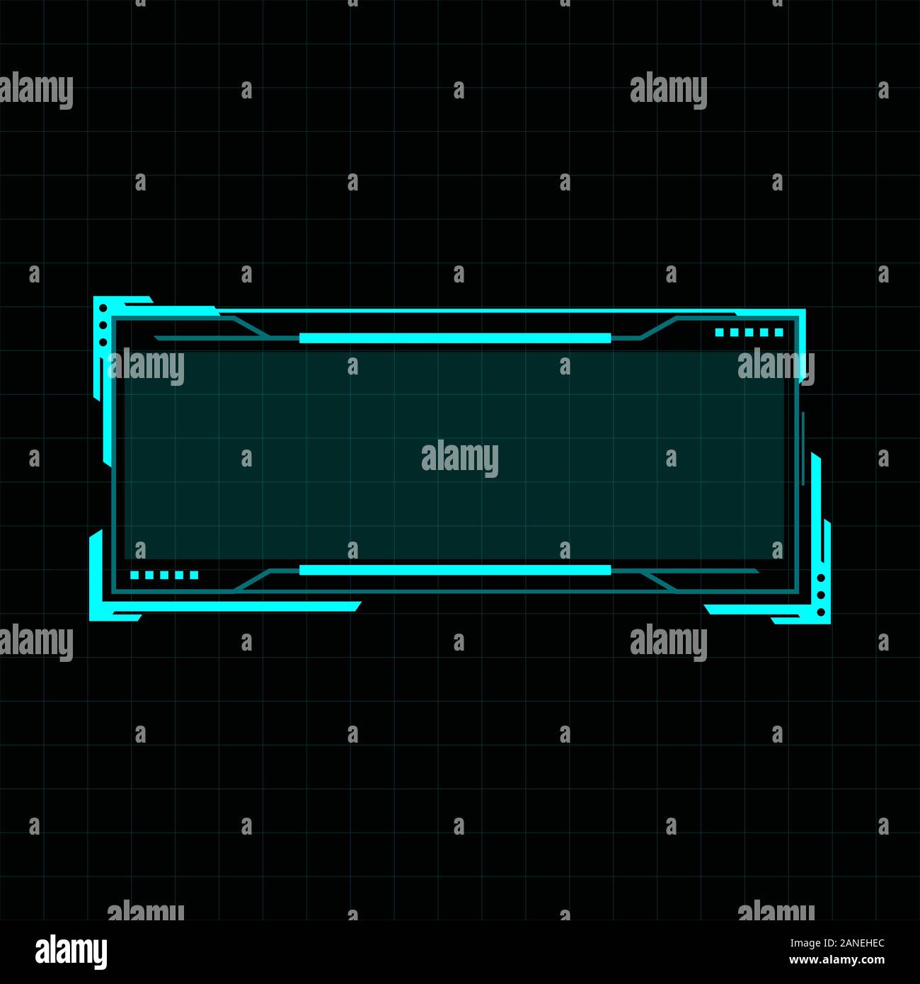 Futuristic user interface illustration design template Stock Vector ...