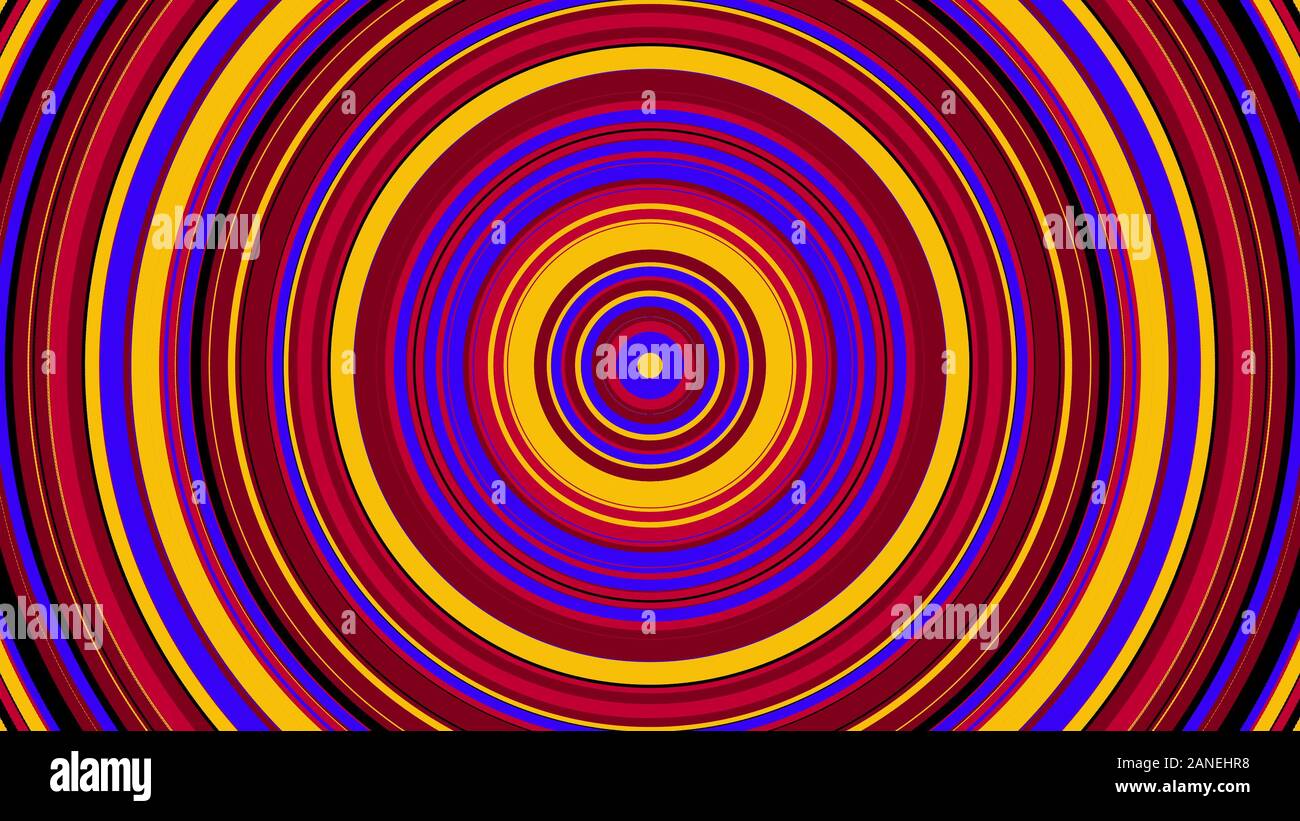 Colorful Hypnotic Spiral