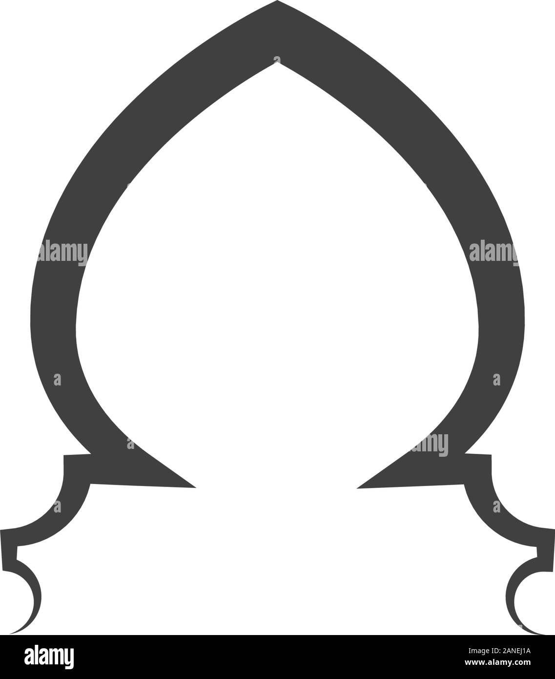 Mosque window vector icon design template Stock Vector Image & Art - Alamy