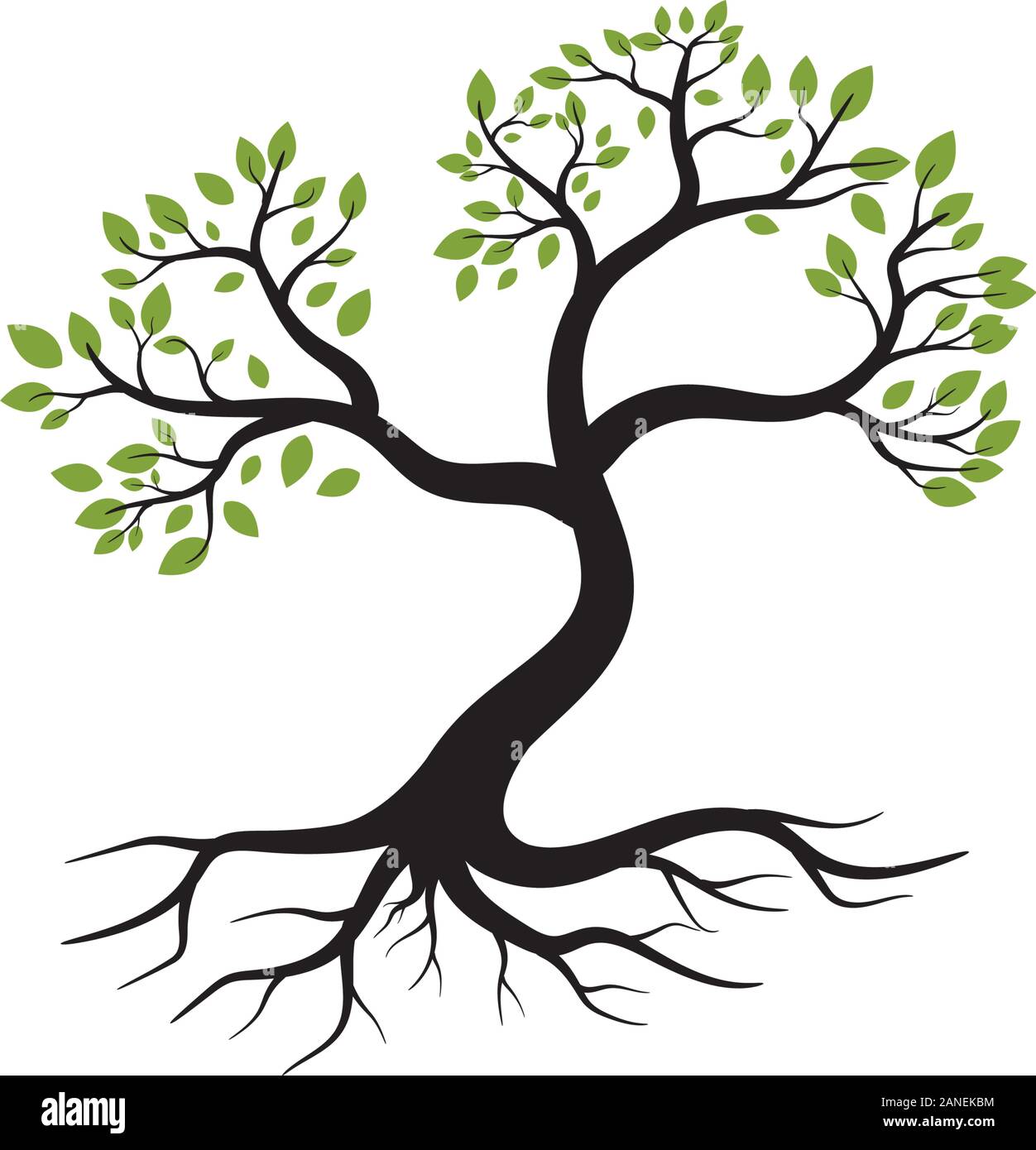 Logos of green Tree leaf ecology nature element vector Stock Vector ...