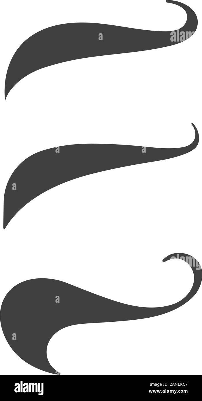 Swash and swooshes tails design template Stock Vector Image & Art - Alamy