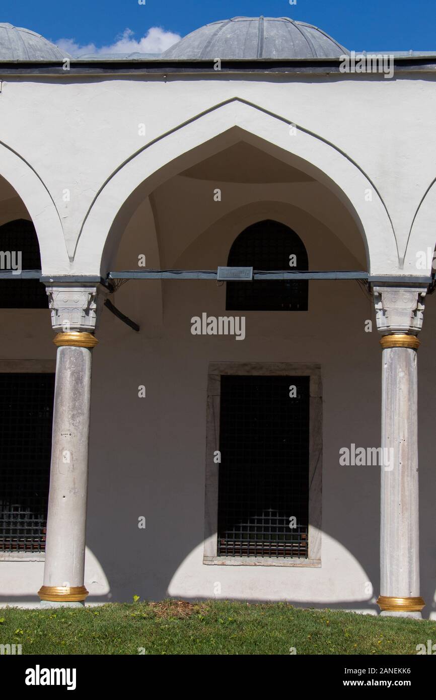 Ancient columns from Ottoman times in the view Stock Photo - Alamy