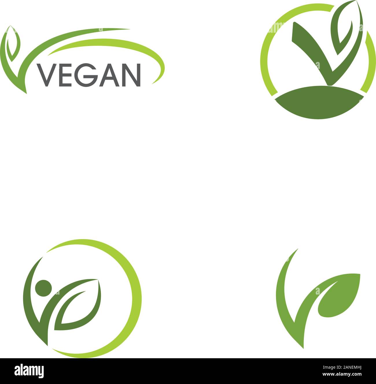 Vegan vector icon illustration design template Stock Vector Image & Art ...
