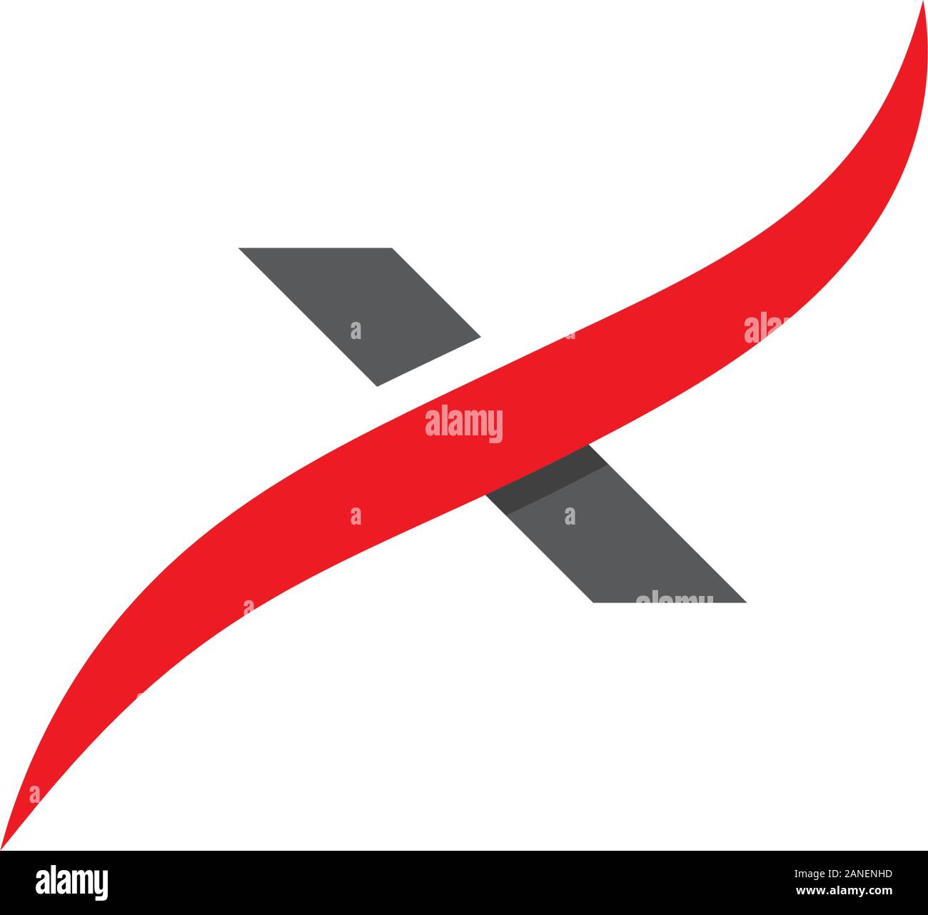 X logo vector vectors hi-res stock photography and images - Alamy