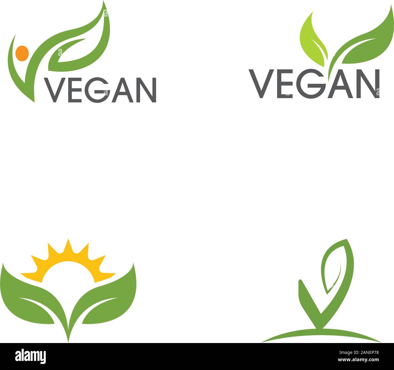 Vegan vector icon illustration design template Stock Vector Image & Art ...