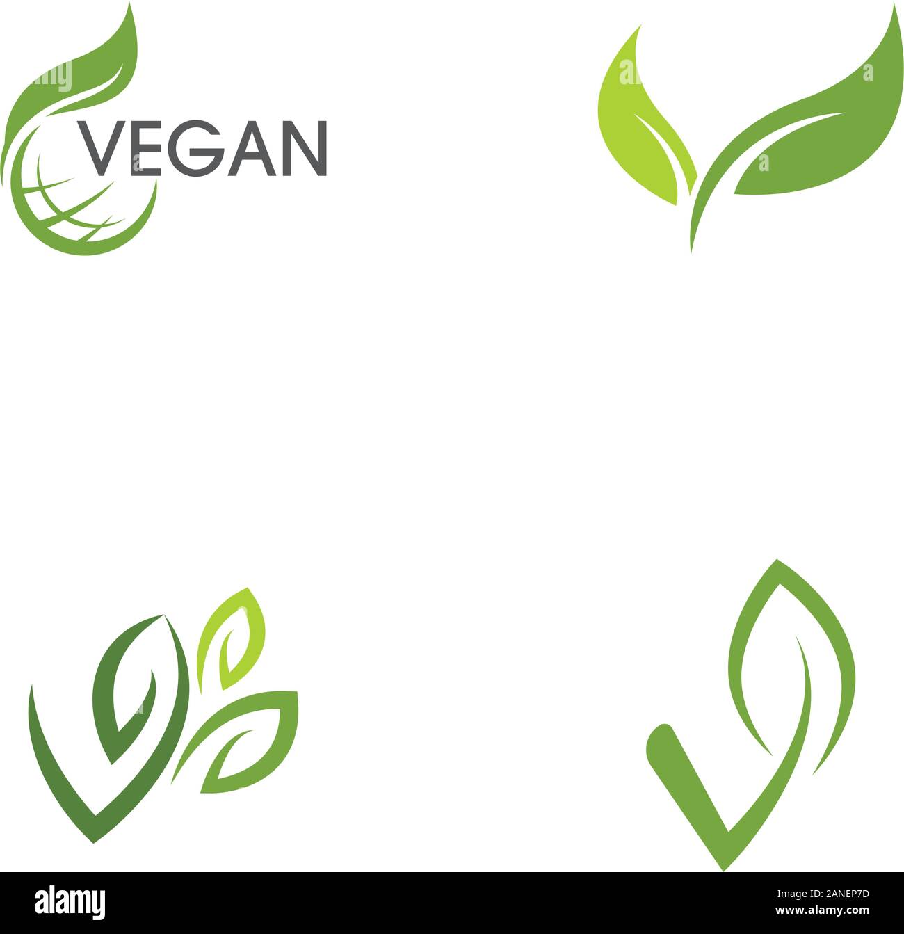 Vegan vector icon illustration design template Stock Vector Image & Art ...