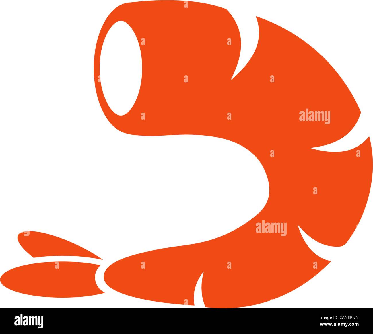 Shrimp vector icon illustration design template Stock Vector Image ...
