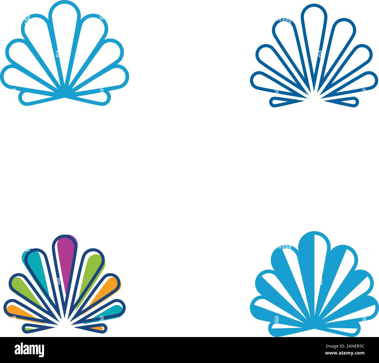 Pearl shell vector vectors hi-res stock photography and images - Alamy