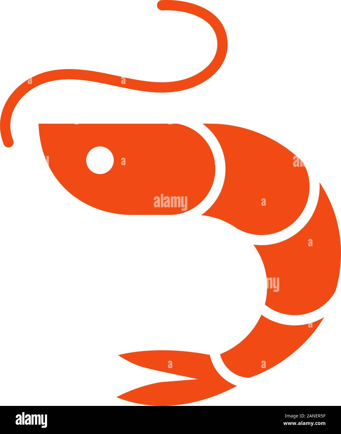 Shrimp vector icon illustration design template Stock Vector Image ...