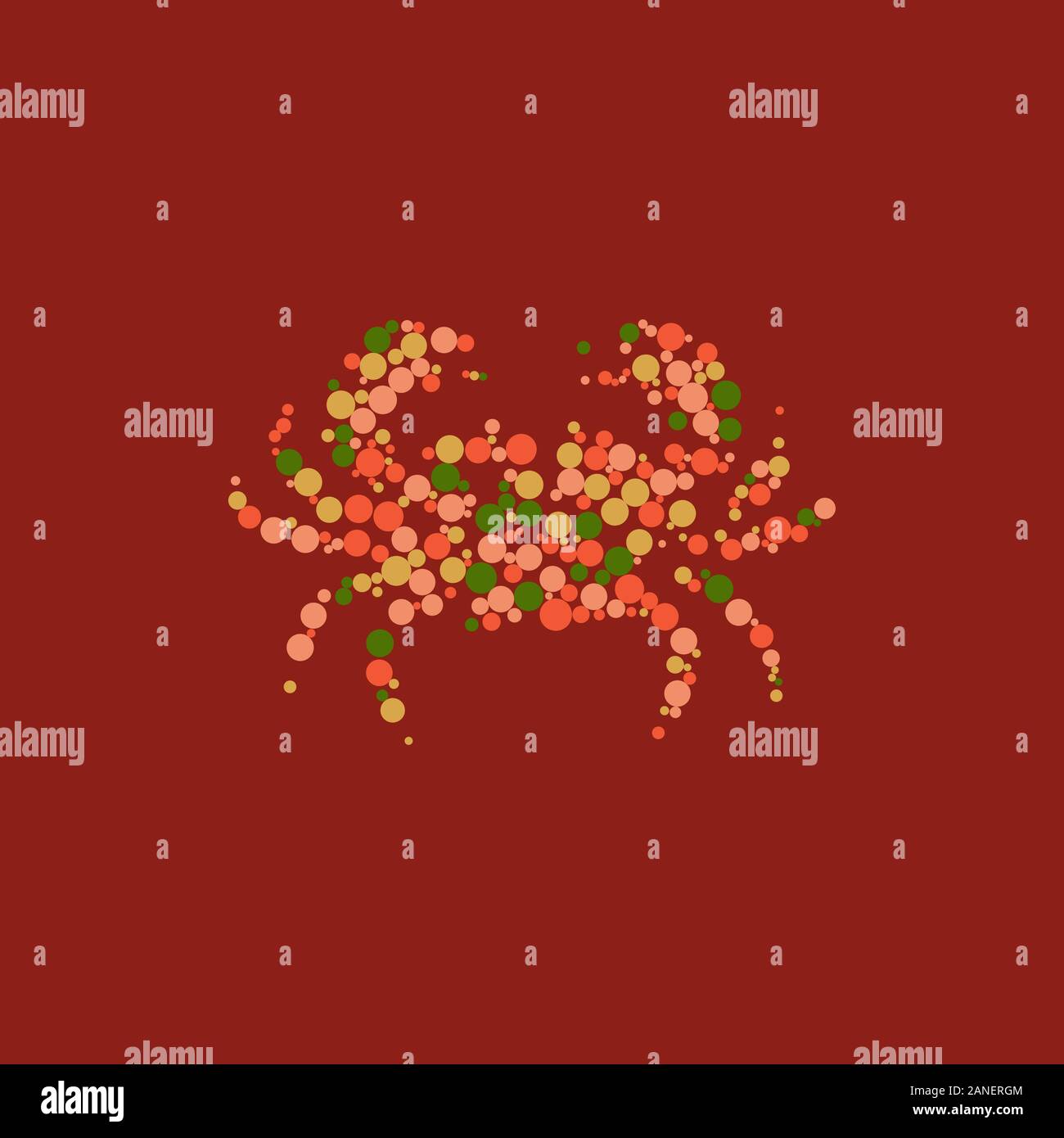 Crab vector icon illustration design template Stock Vector Image & Art ...