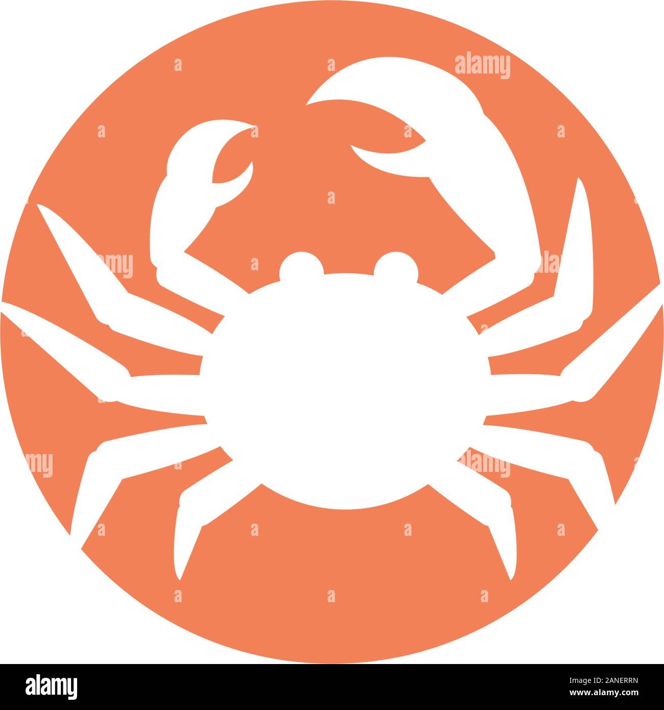 Crab vector icon illustration design template Stock Vector Image & Art ...