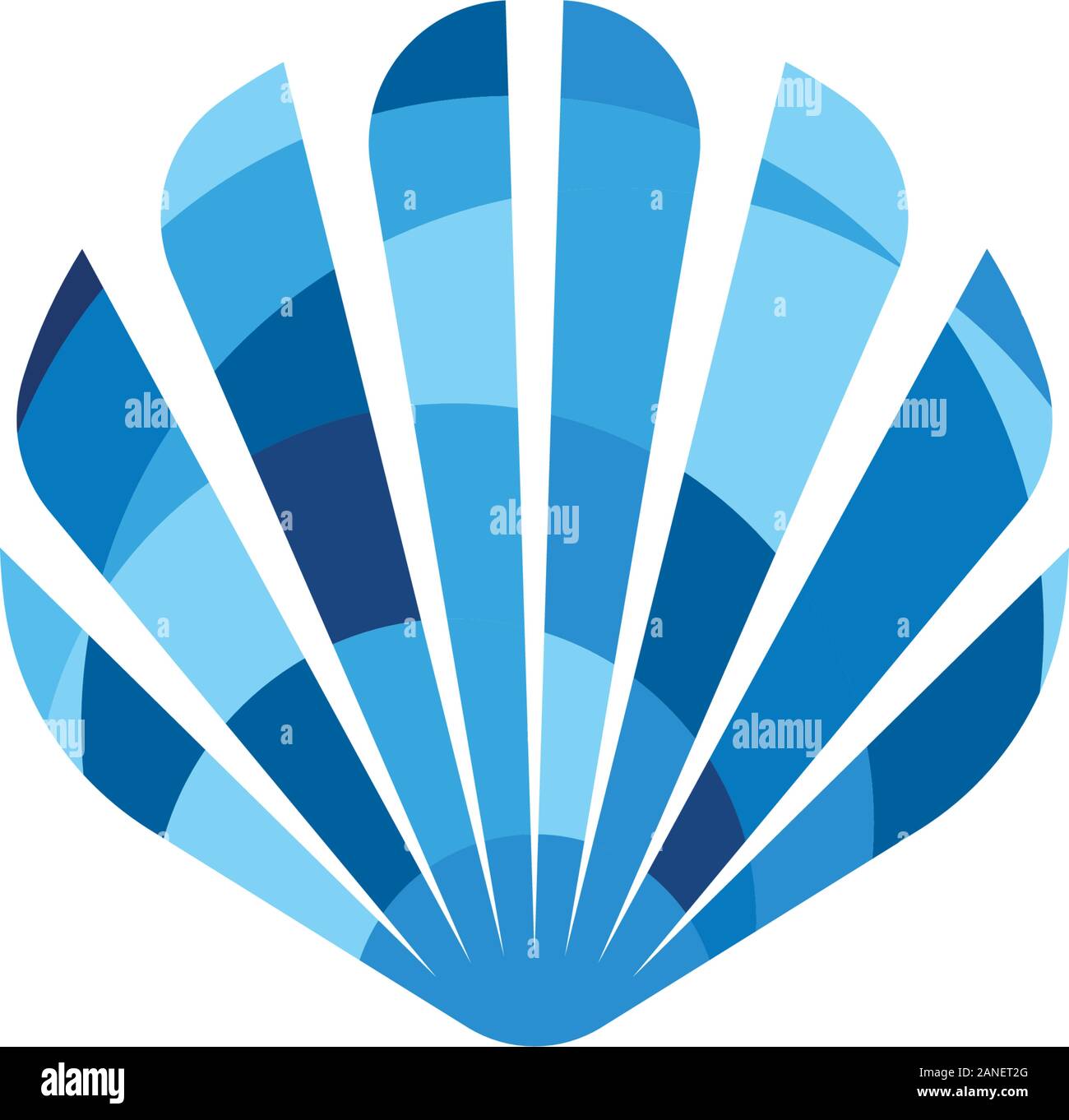 Shell vector icon illustration design template Stock Vector Image & Art ...