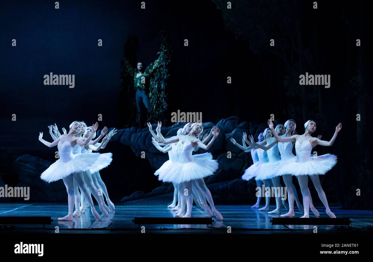 New York, NY - January 16, 2020: Dancers of Corps de Ballet perform ...