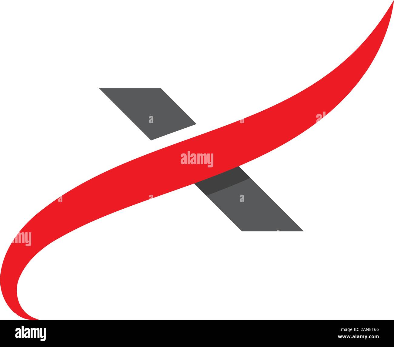 X logo vector vectors hi-res stock photography and images - Alamy