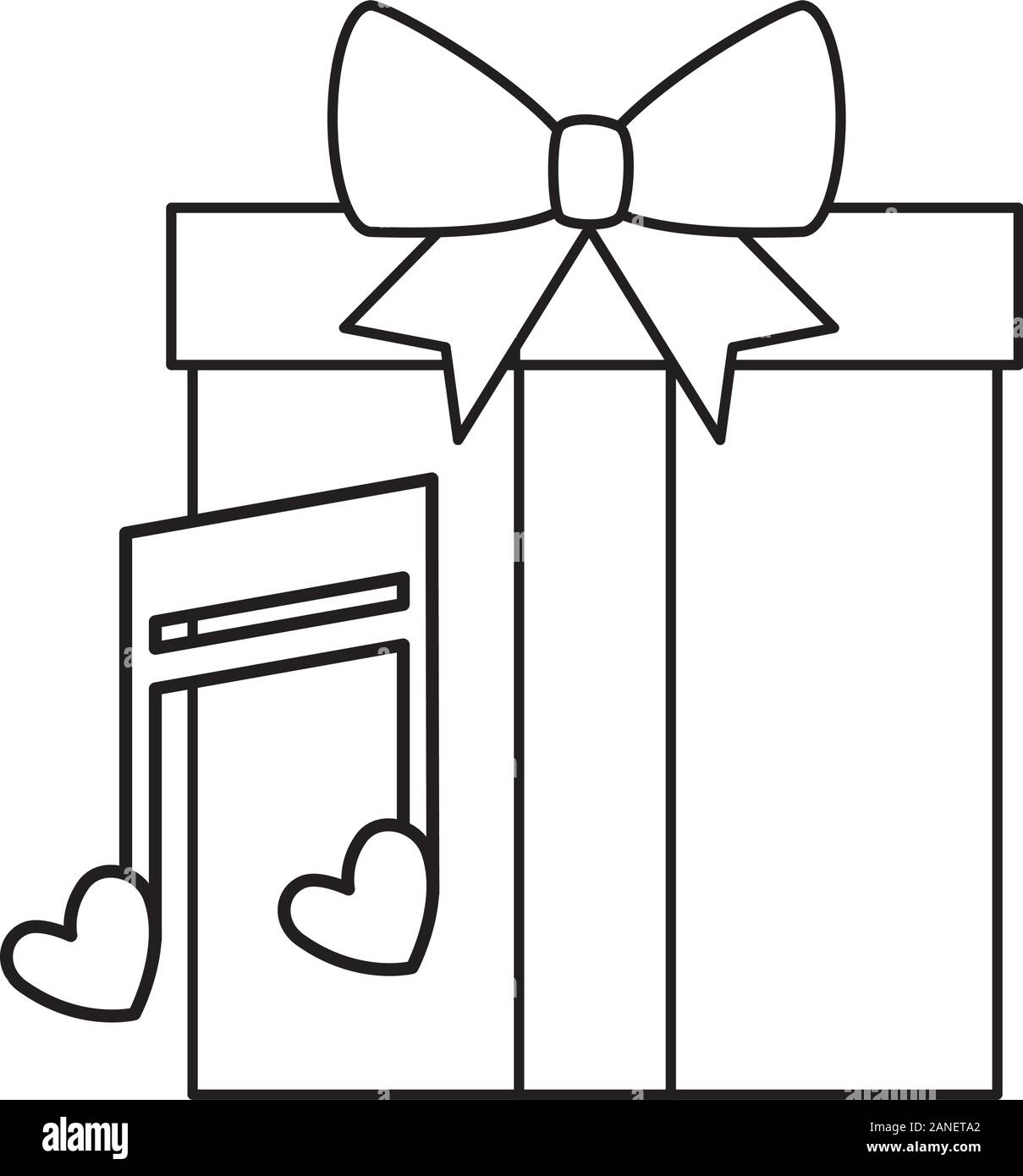 Holiday music box Black and White Stock Photos & Images - Alamy