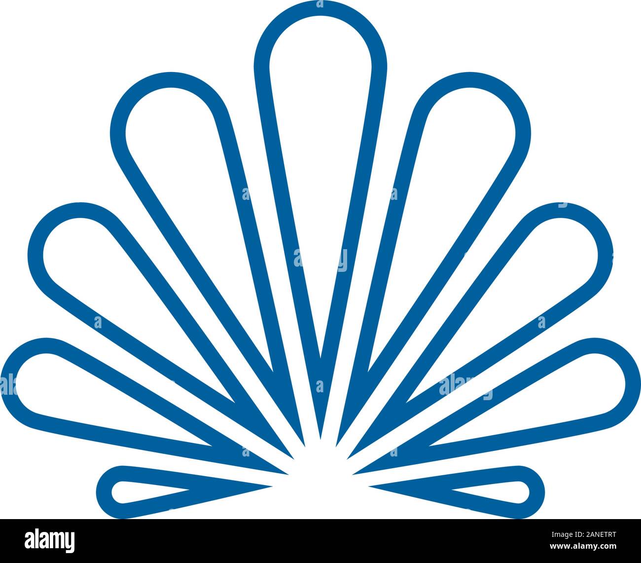 Shell vector icon illustration design template Stock Vector Image & Art ...