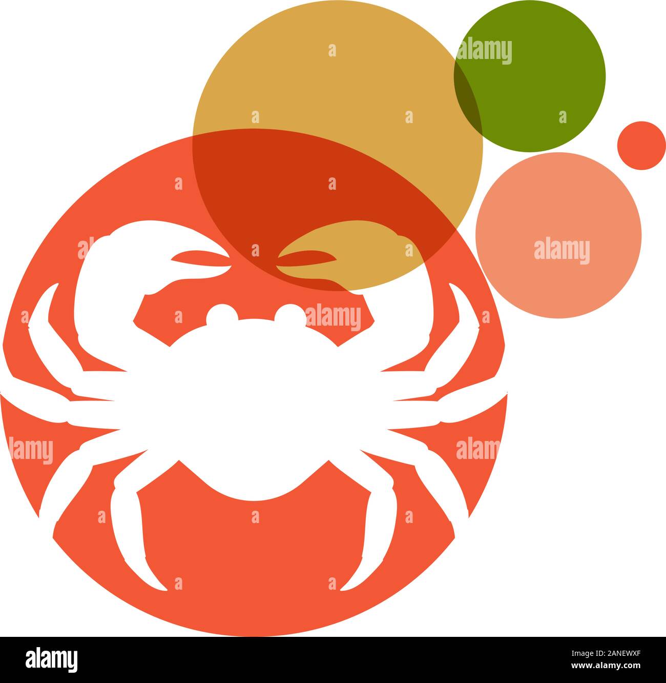 Crab vector icon illustration design template Stock Vector Image & Art ...