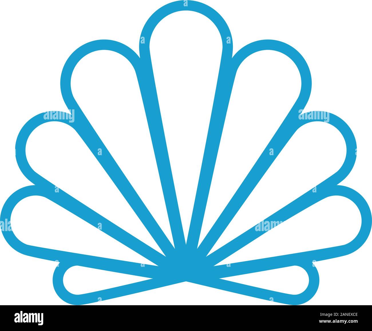 Shell vector icon illustration design template Stock Vector Image & Art ...