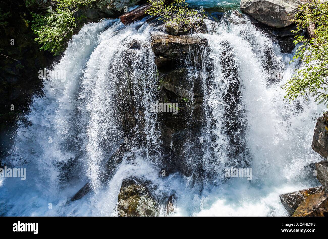 Cedar Falls in the North Cascade mountains above the Methow Valley ...