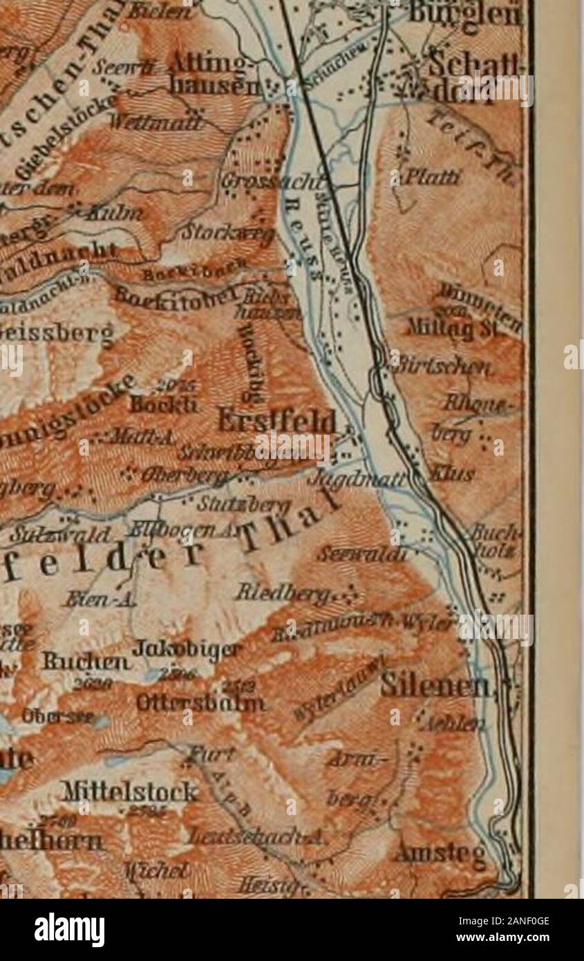 Switzerland and the adjacent portions of Italy, Savoy, and ...