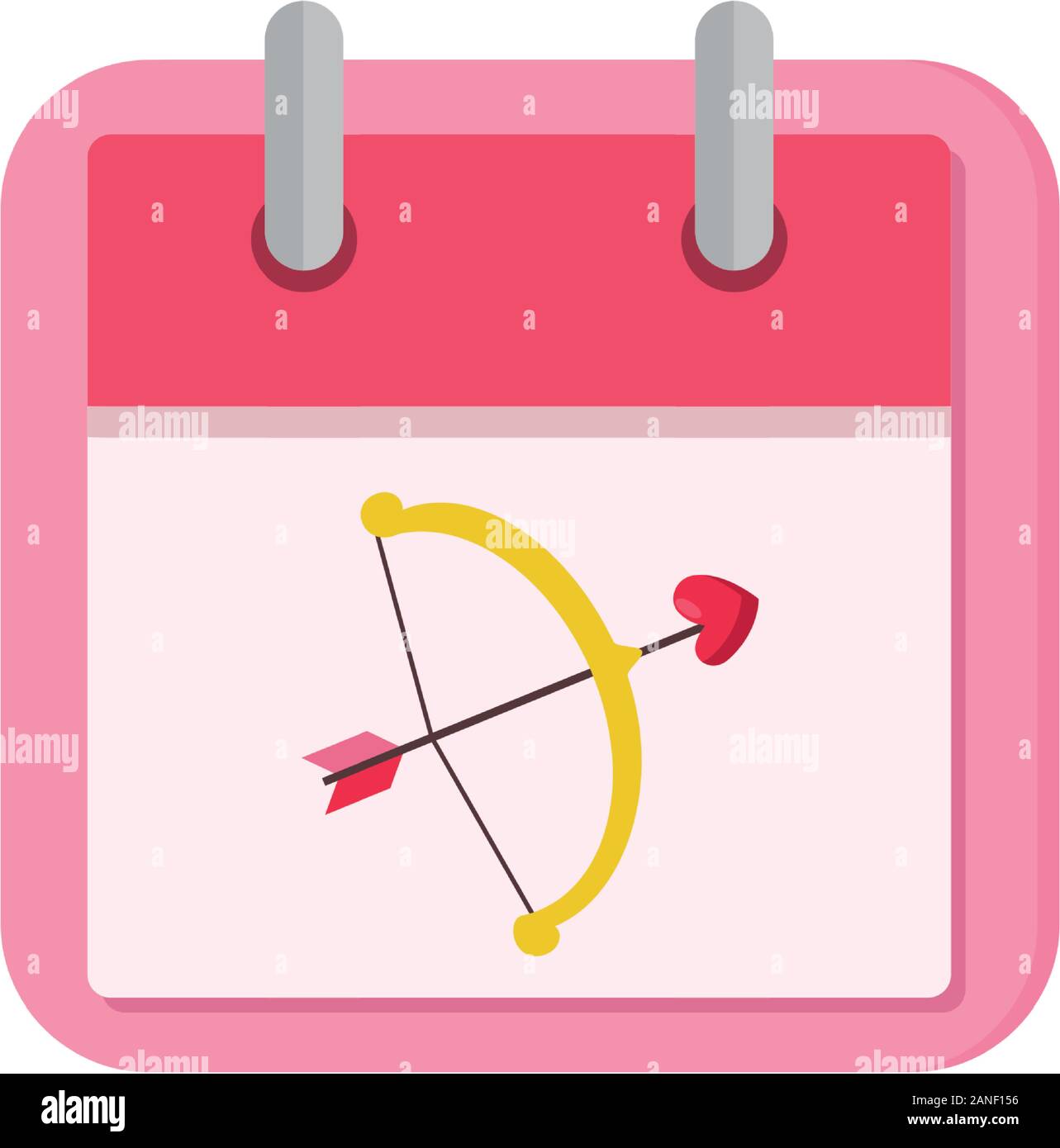 Lovely calendar date icon Cut Out Stock Images & Pictures - Alamy