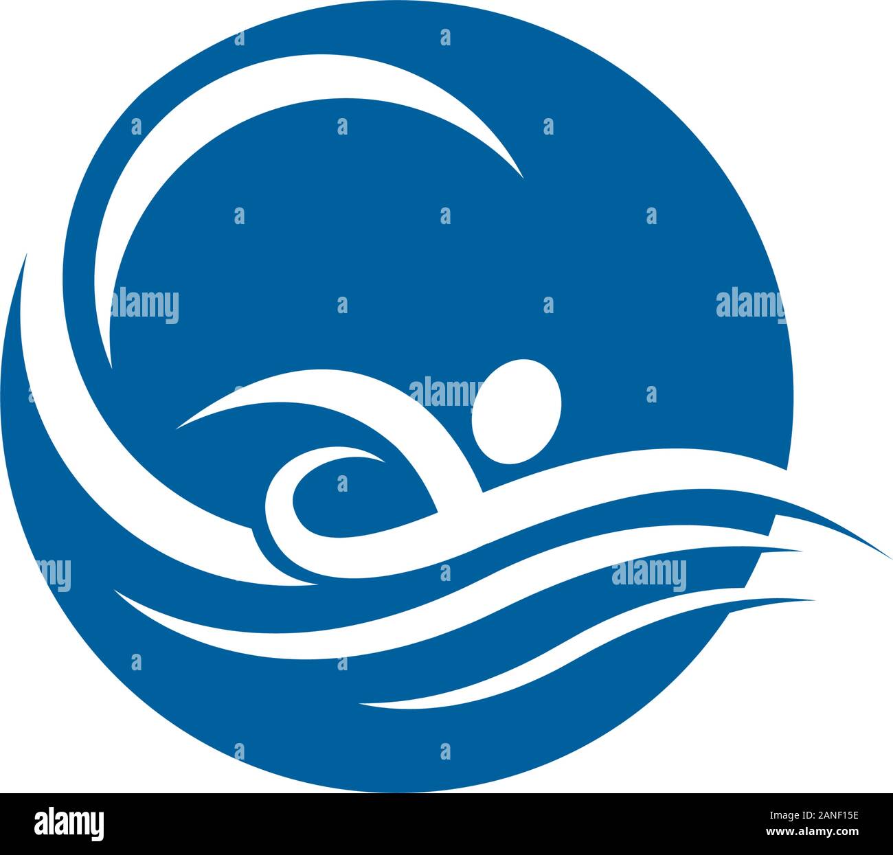 Swimming Stock Vector Images - Alamy