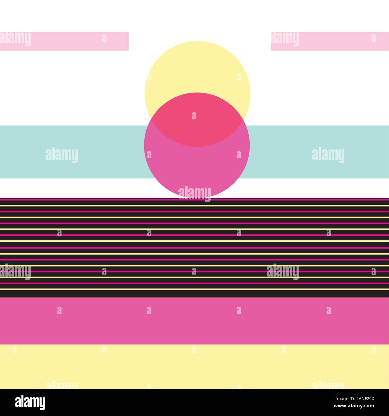 Abstract beautiful vector background with geometric shapes and elements ...