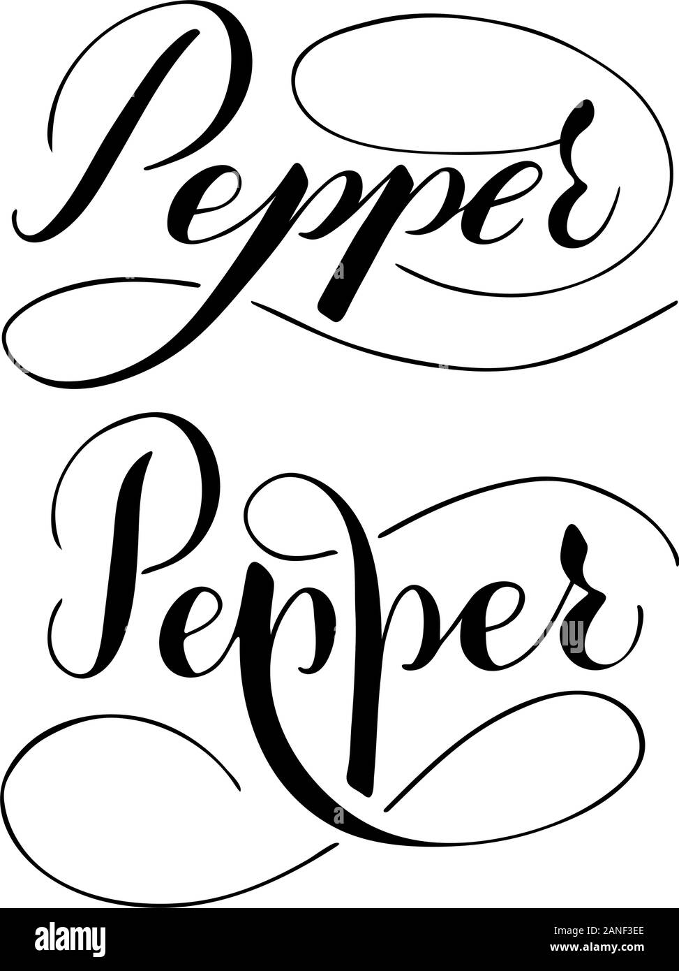 Pepper clipart Black and White Stock Photos & Images - Alamy