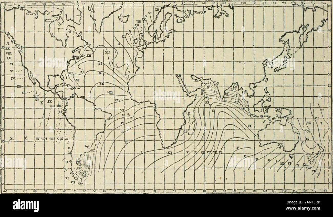 Cotidal maps hi-res stock photography and images - Alamy