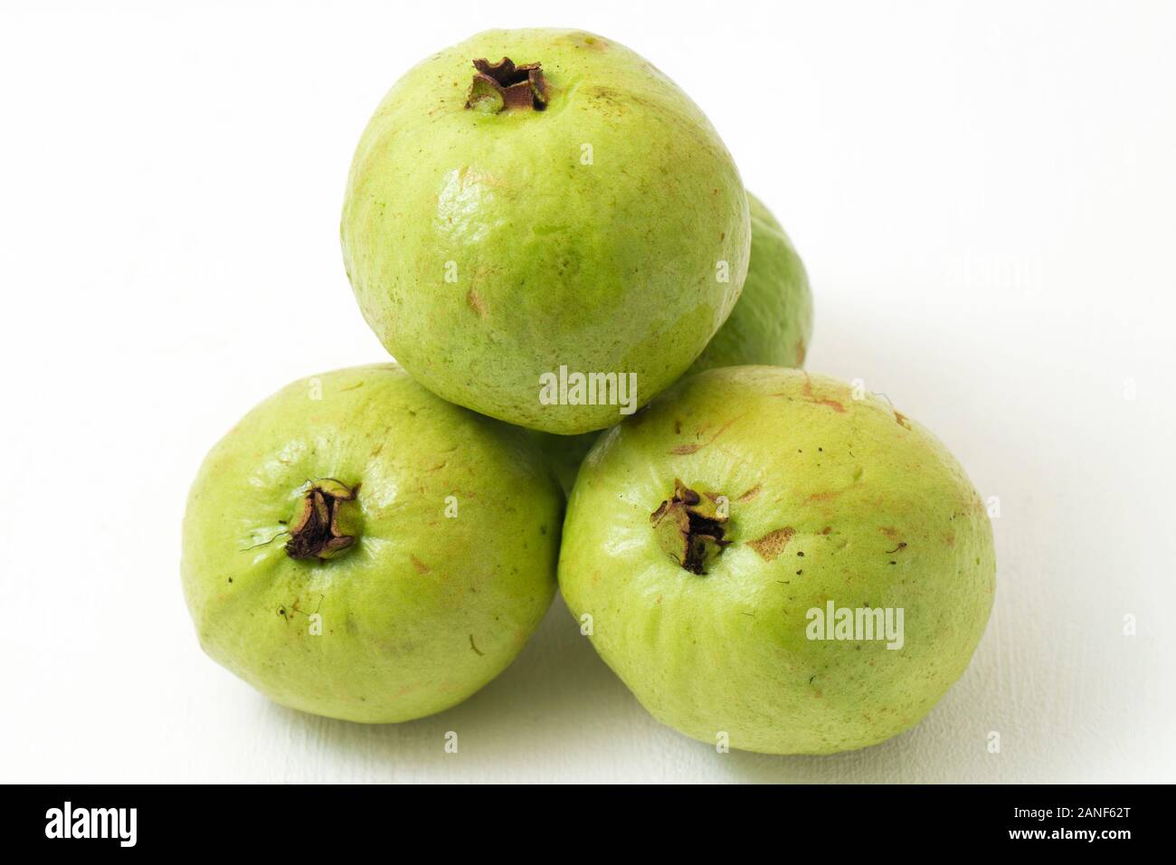 Crystal Guava (Psidium guajava) or Jambu Kristal, isolated on white ...