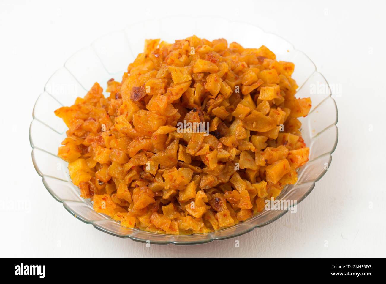 Kentang Balado is Indonesian homemade food, made from French fries ...