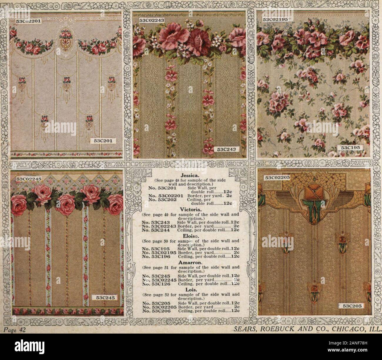Wall paper for every home, 1916 . SEARS, ROEBUCK AND CO., CHICAGO, ILL ...