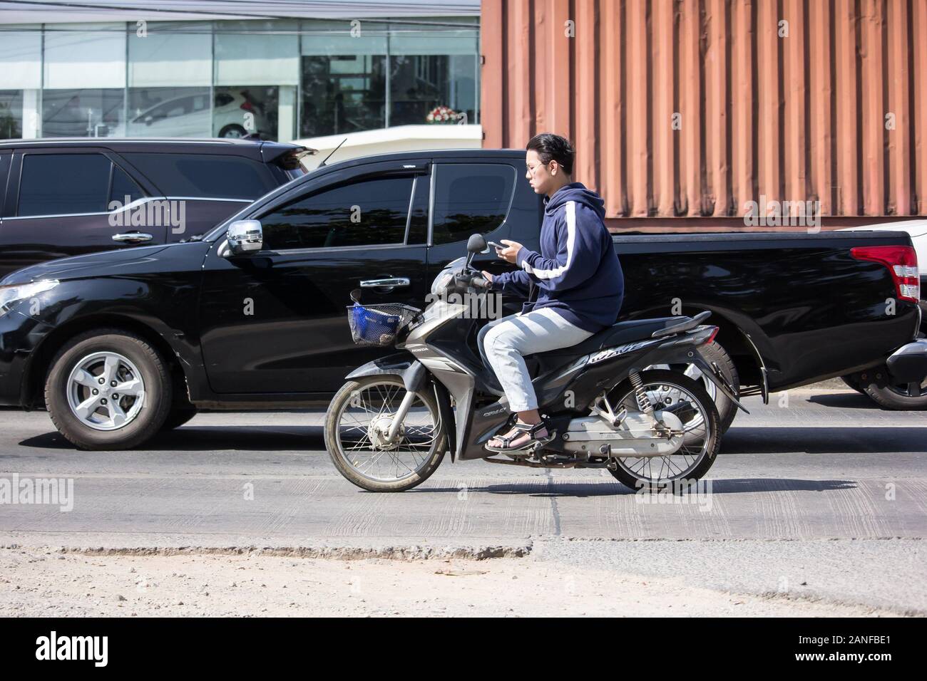 Honda wave motorbike hi-res stock photography and images - Alamy