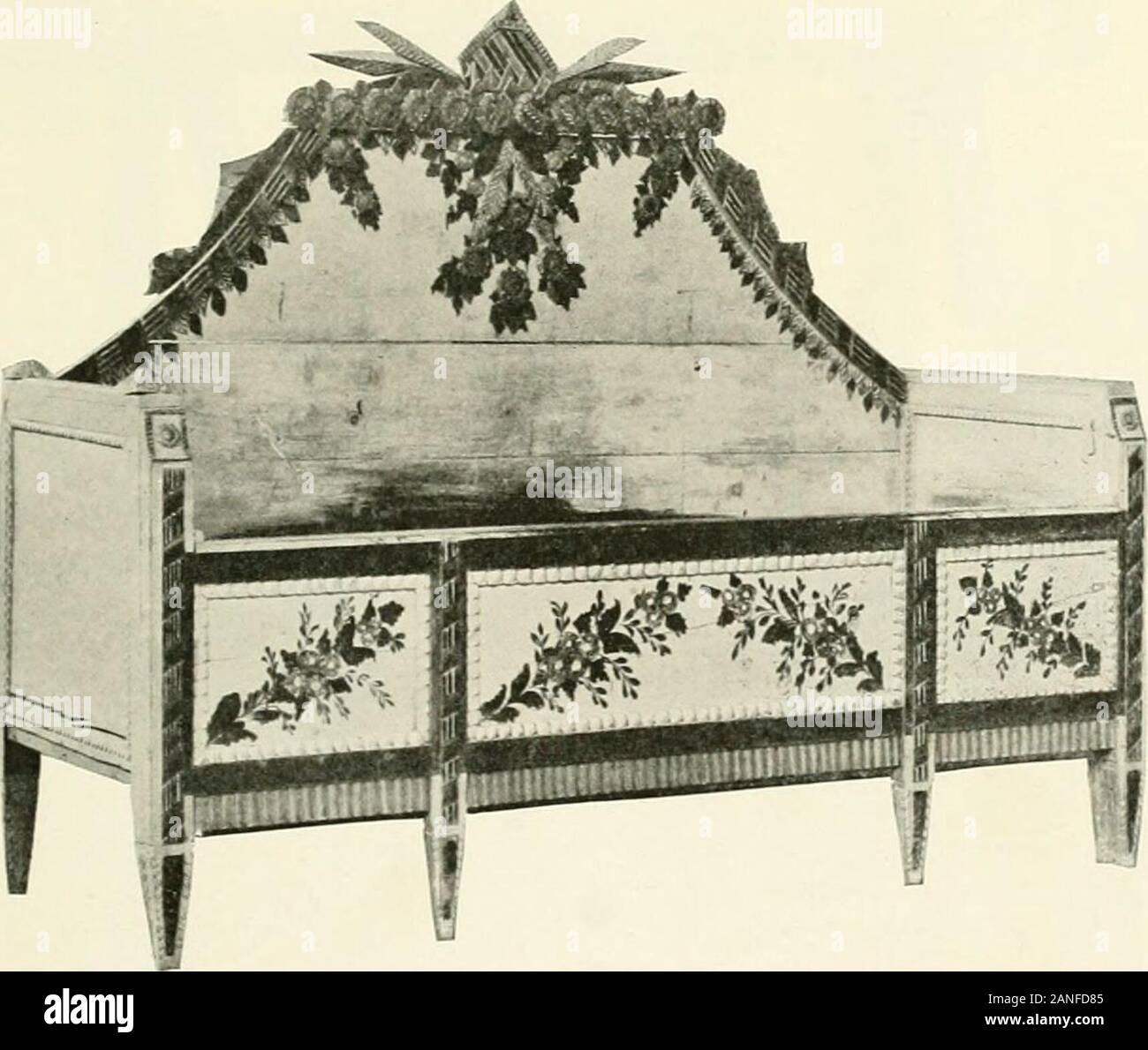 Peasant art in Sweden, Lapland and Iceland . 37 PAINTED HAXGING-SHELF ...