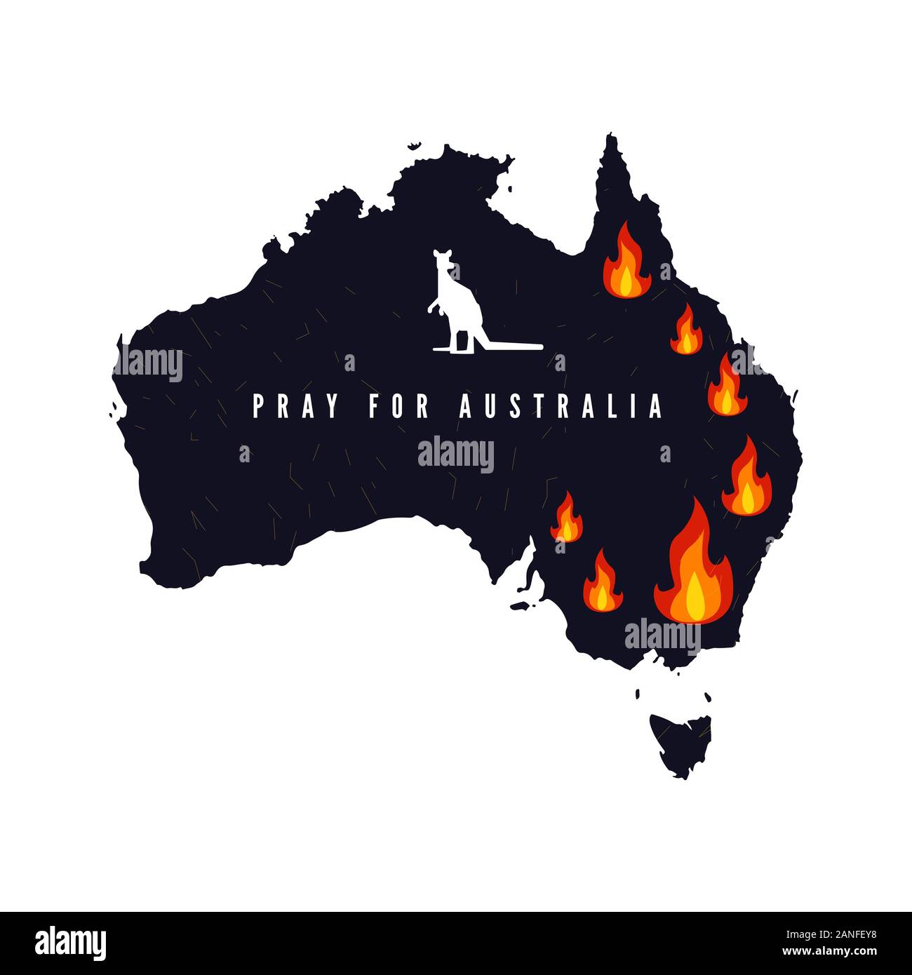 Australia forest fires Stock Vector Images - Alamy