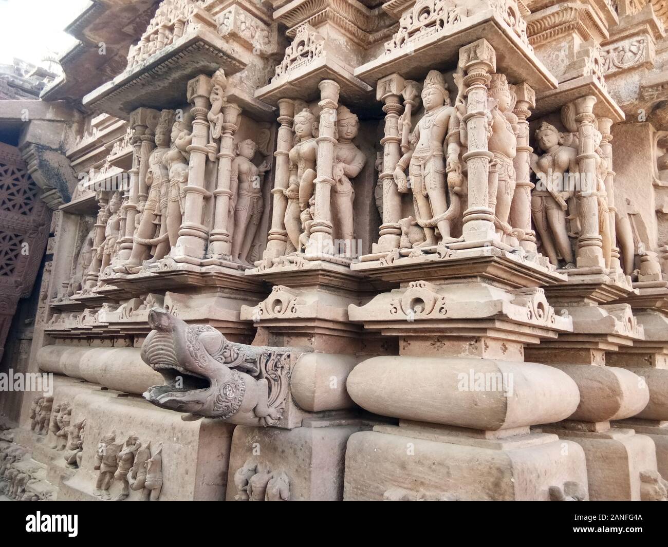 Ancient sculpture made in Osia temple of Rajasthan Stock Photo - Alamy