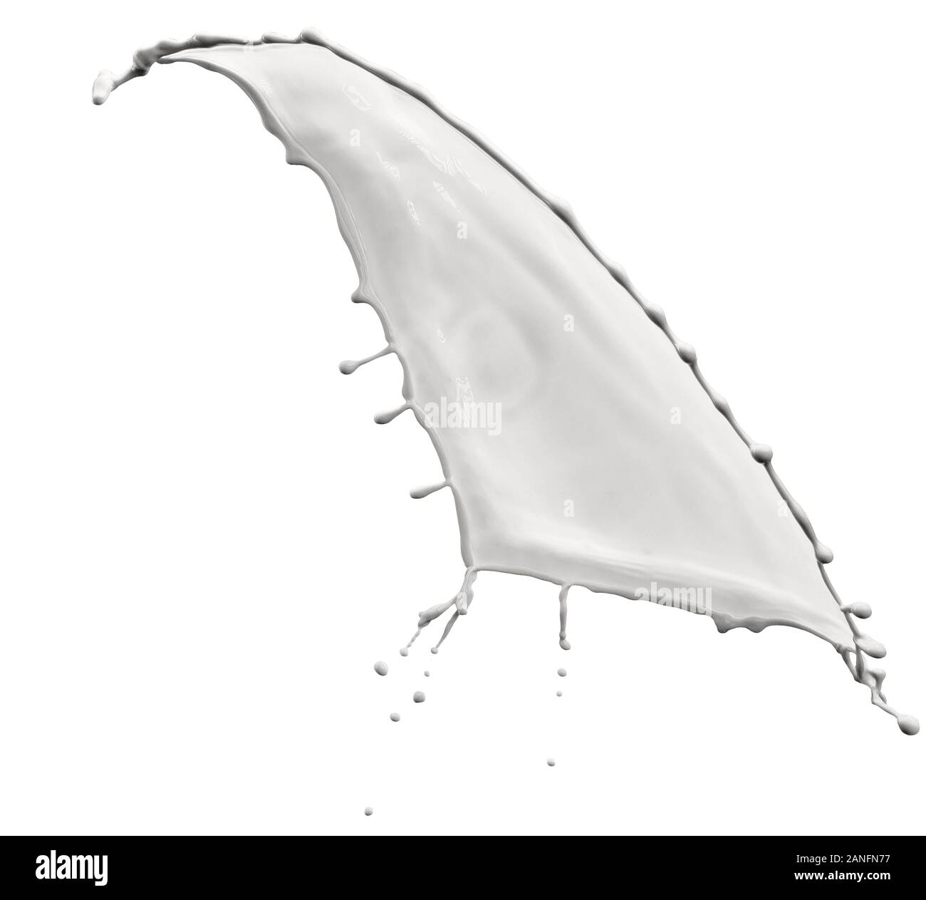splendid white paint splash isolated on white background Stock Photo ...