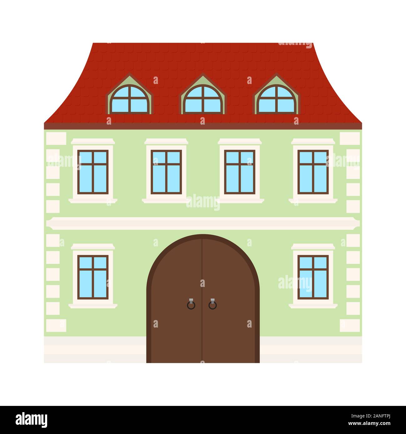 Two Storey Building Cut Out Stock Images & Pictures - Alamy