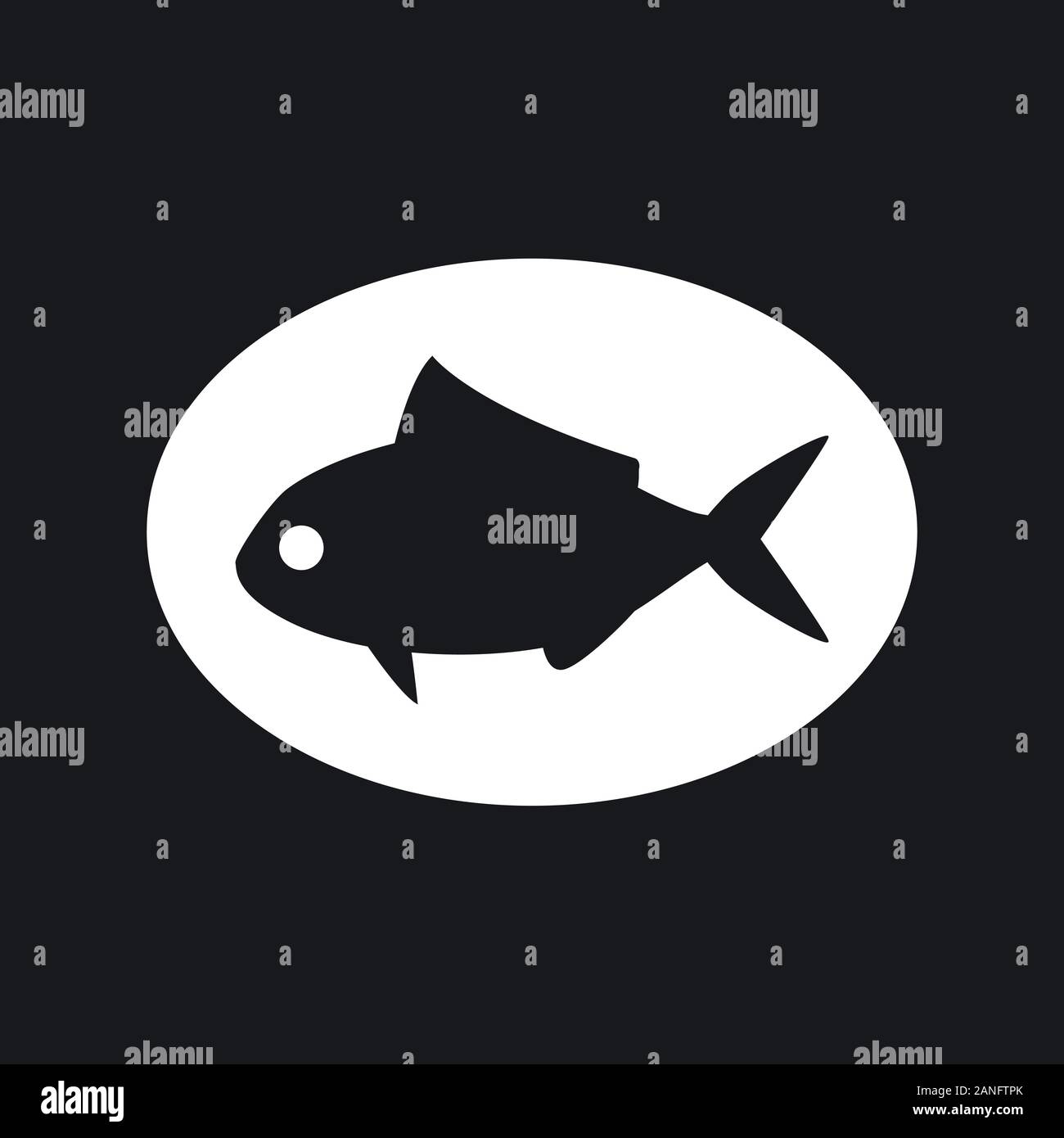 Fish Icon, vector illustration for design Stock Vector Image & Art - Alamy