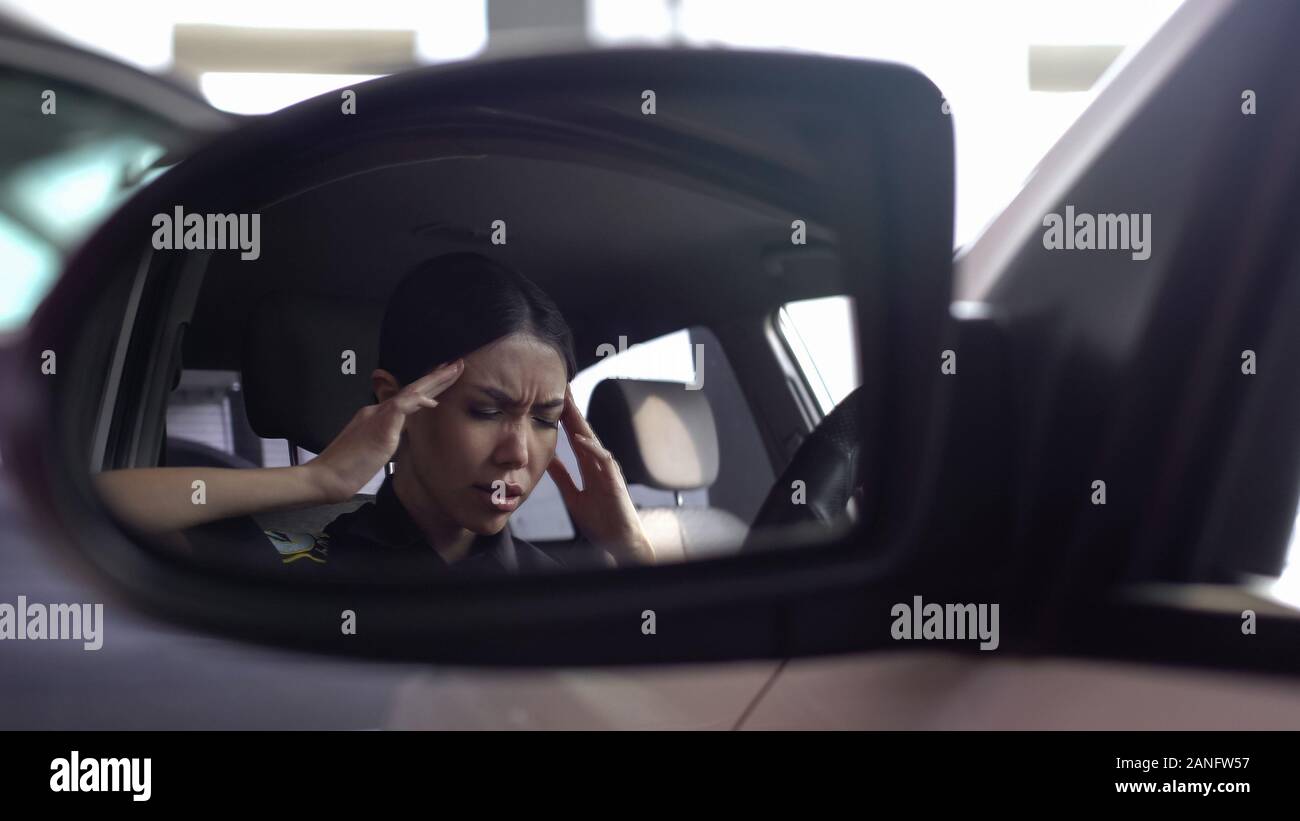 Tired police officer hi-res stock photography and images - Alamy
