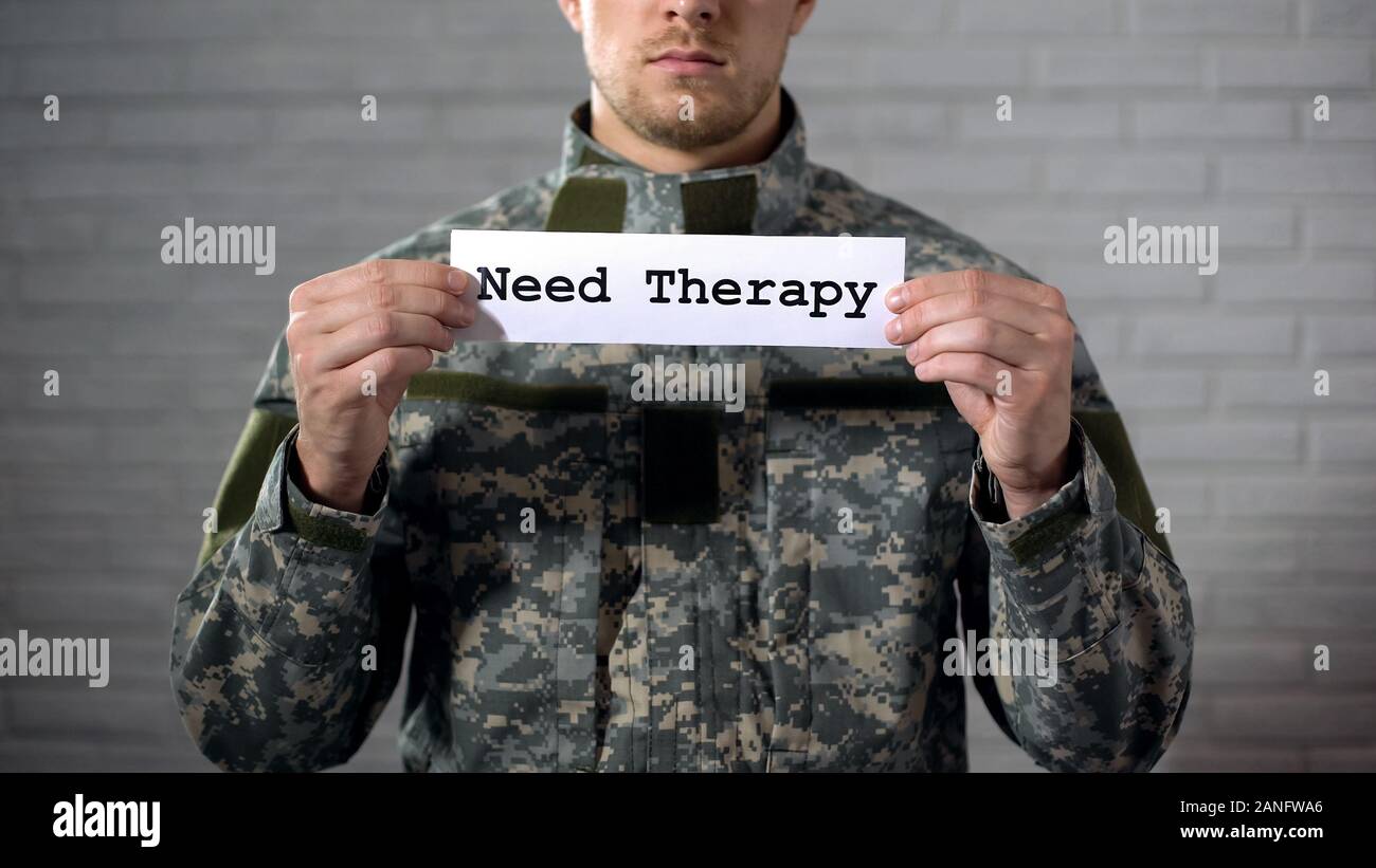 Soldier therapy hi-res stock photography and images - Alamy