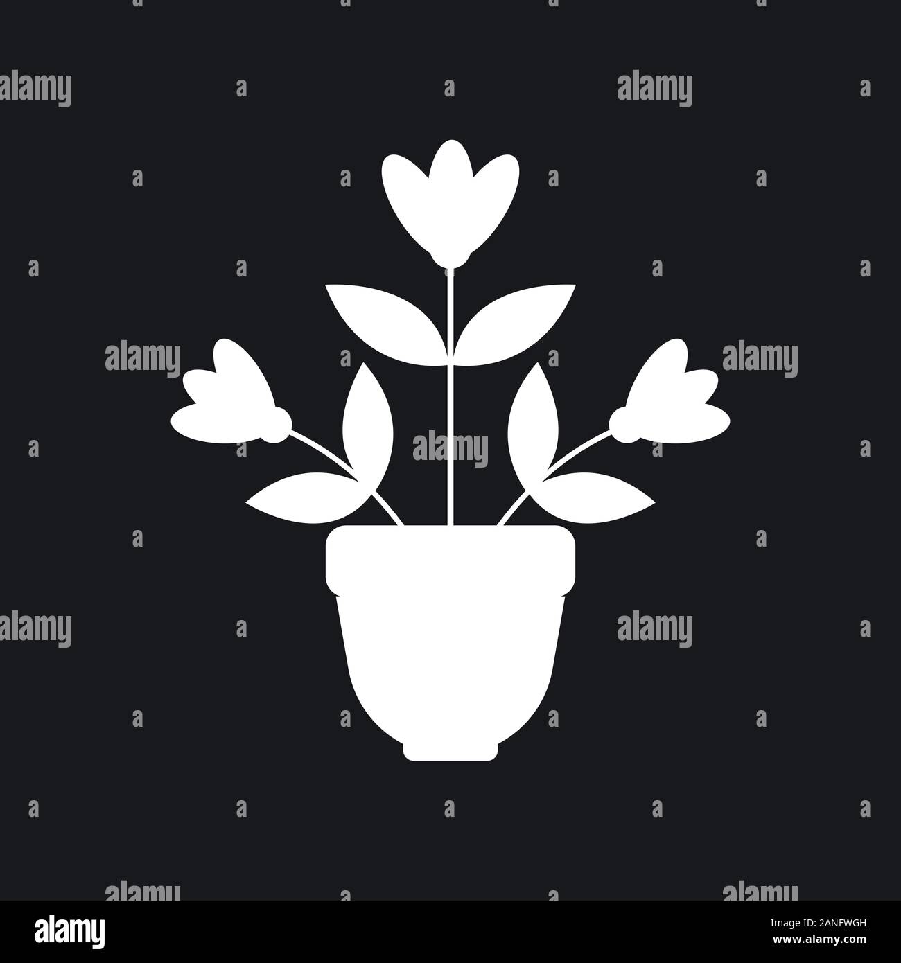 Lavender growing by a window Stock Vector Images - Alamy