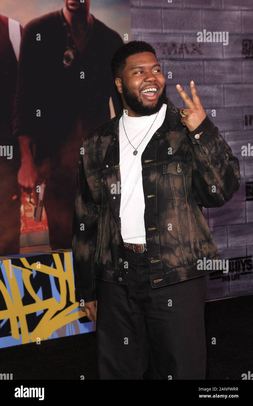 January 14, 2020, Los Angeles, CA, USA: LOS ANGELES - JAN 14: Khalid at ...