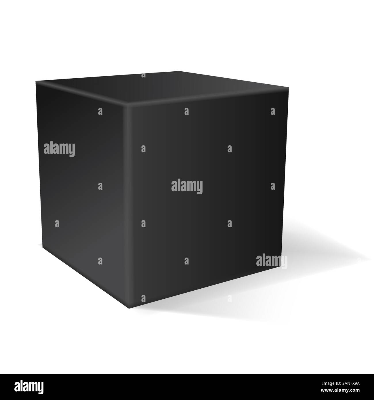 Cube 3d geometric shape Cut Out Stock Images & Pictures - Alamy