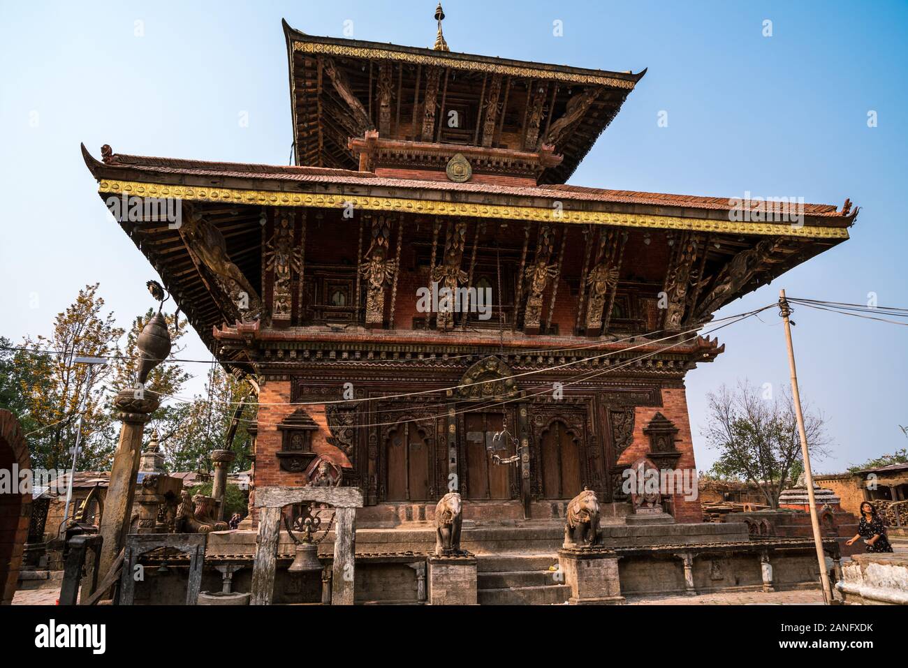 Changu Narayan Temple in Kathmandu Valley, Nepal Stock Photo - Alamy