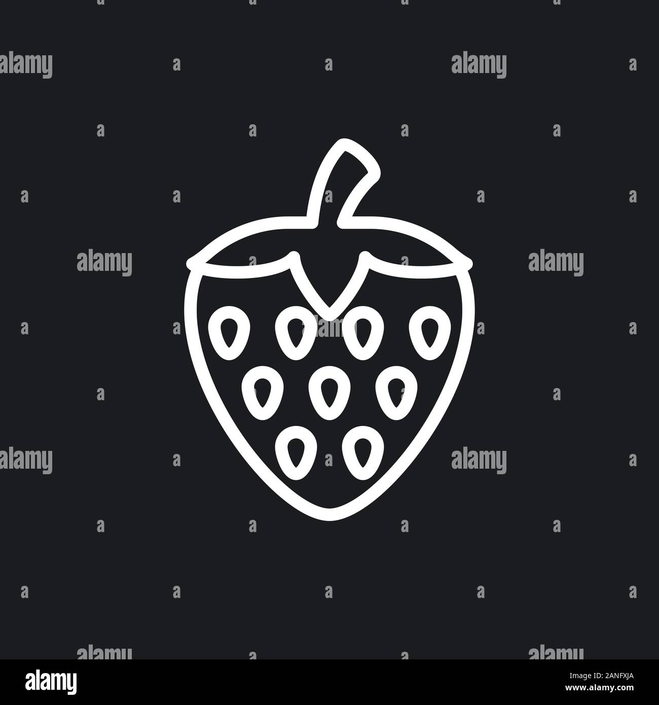 Fruit icons, vector symbol of food signs Stock Vector Image & Art - Alamy