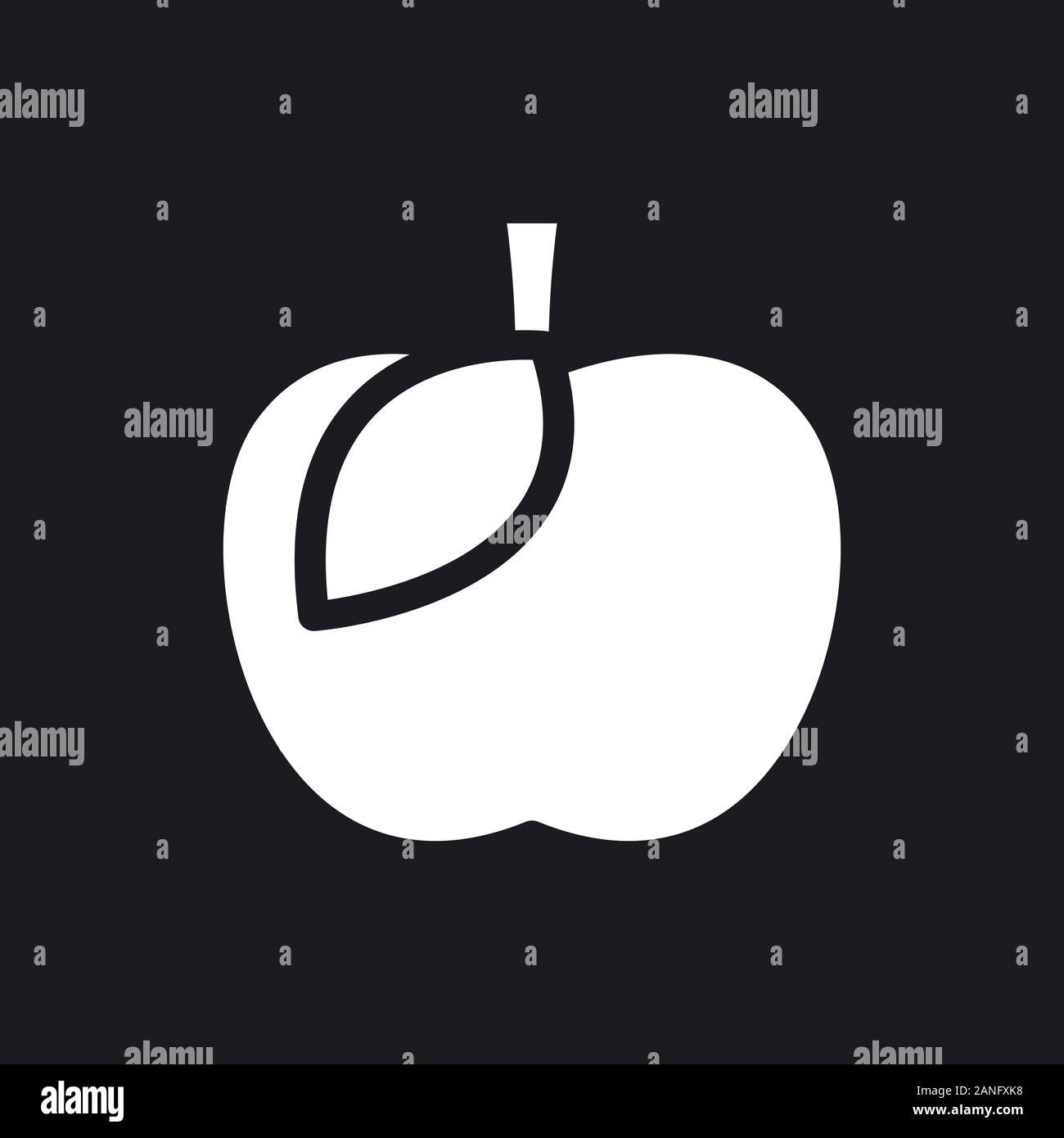 Fruit icons, vector symbol of food signs Stock Vector Image & Art - Alamy