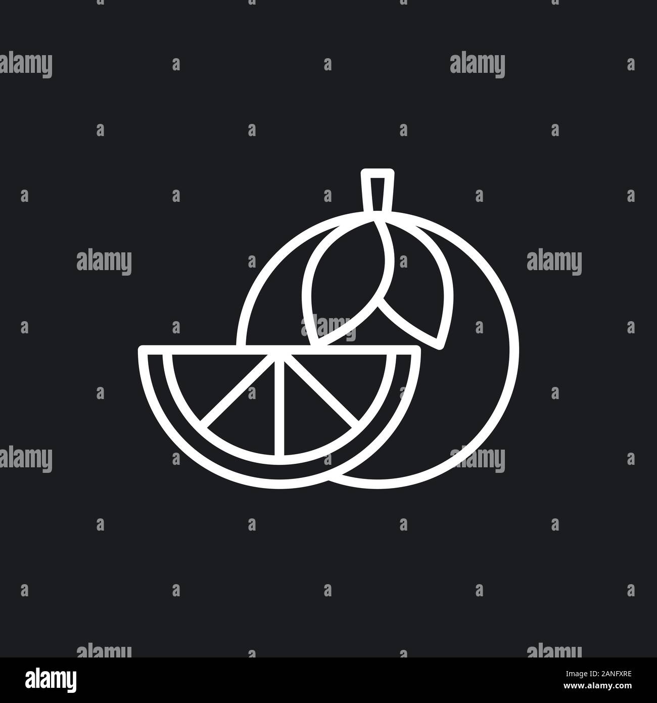 Fruit icons, vector symbol of food signs Stock Vector Image & Art - Alamy