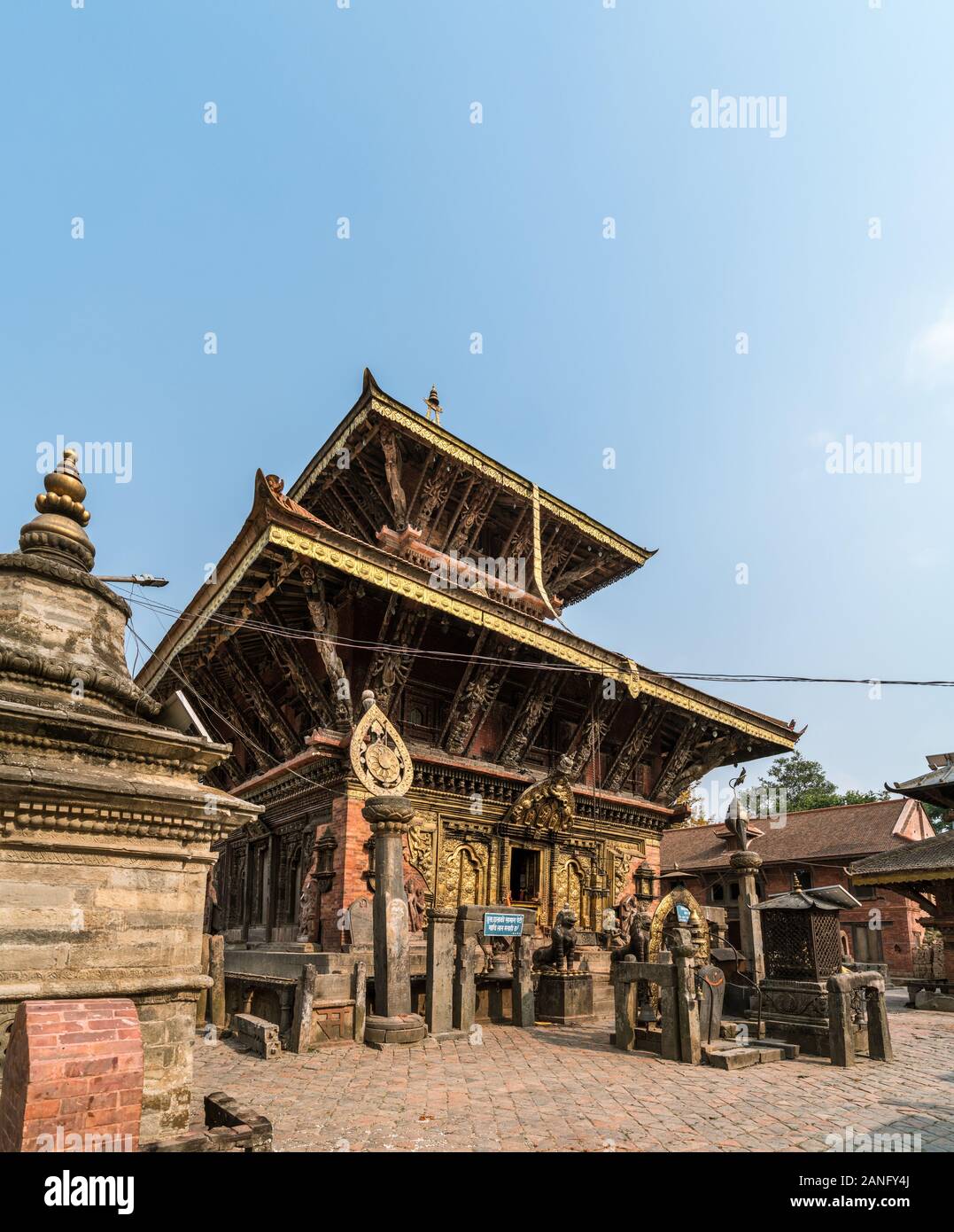 Changu Narayan Temple in Kathmandu Valley, Nepal Stock Photo - Alamy