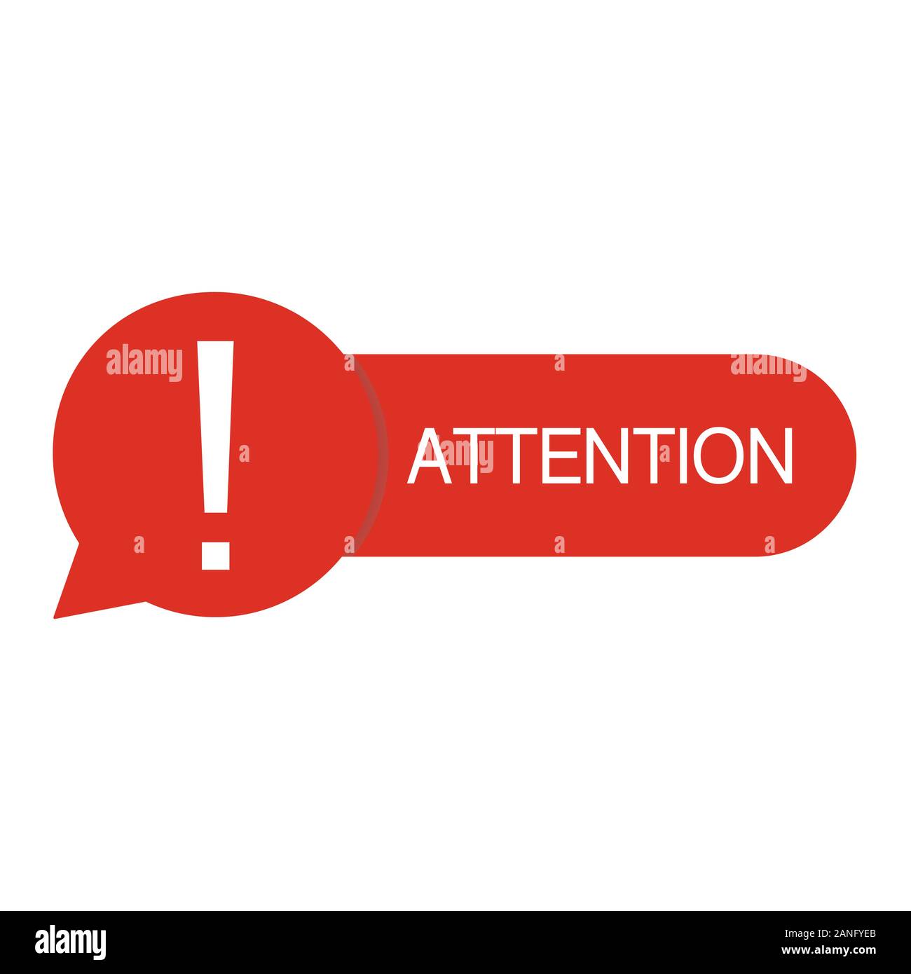 Attention please badge or banner vector with attention street sign icon ...